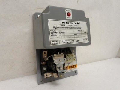 210094 New-No Box; Boltswitch PR-480 Phase Failure Relay; 480VAC; 30A ...