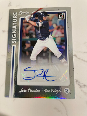 2017 DONRUSS SIGNATURE SERIES JOSE RONDON AUTO SAN DIEGO PADRES | eBay