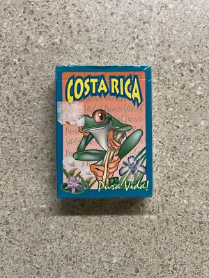 Costa Rica Pura Vida Souvenir Poker Size Playing Cards New Sealed | eBay