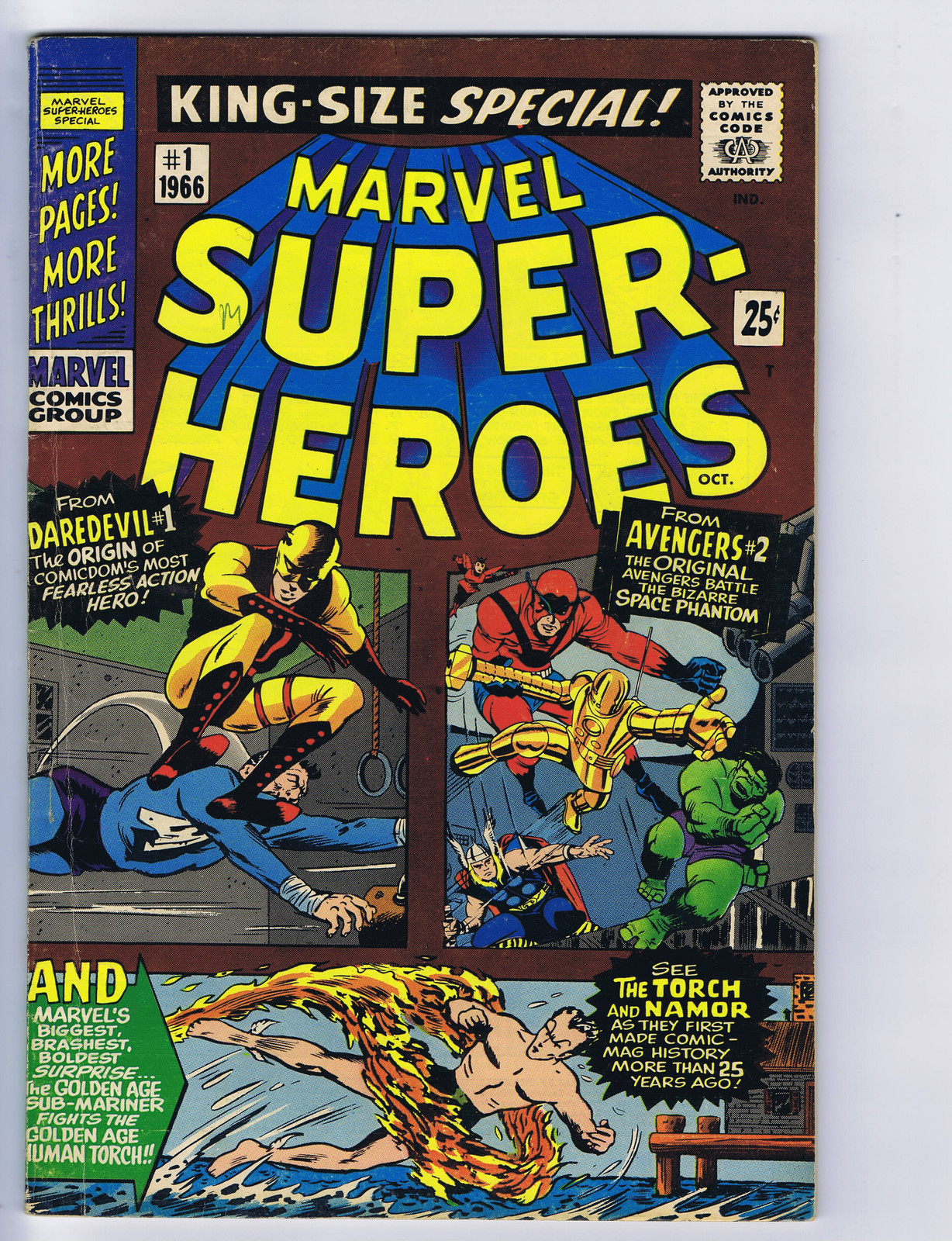 Marvel Super-Heroes #1 Marvel 1966 Reprints early Marvel issues | eBay