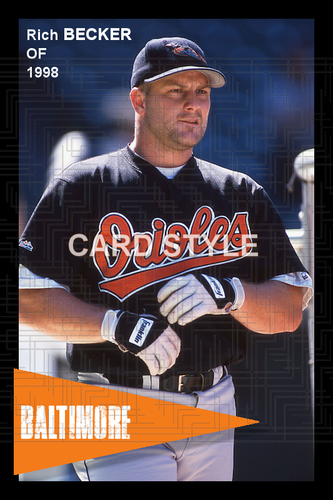 Rich Becker - 1998 Baltimore Orioles - choose a size - color print | eBay