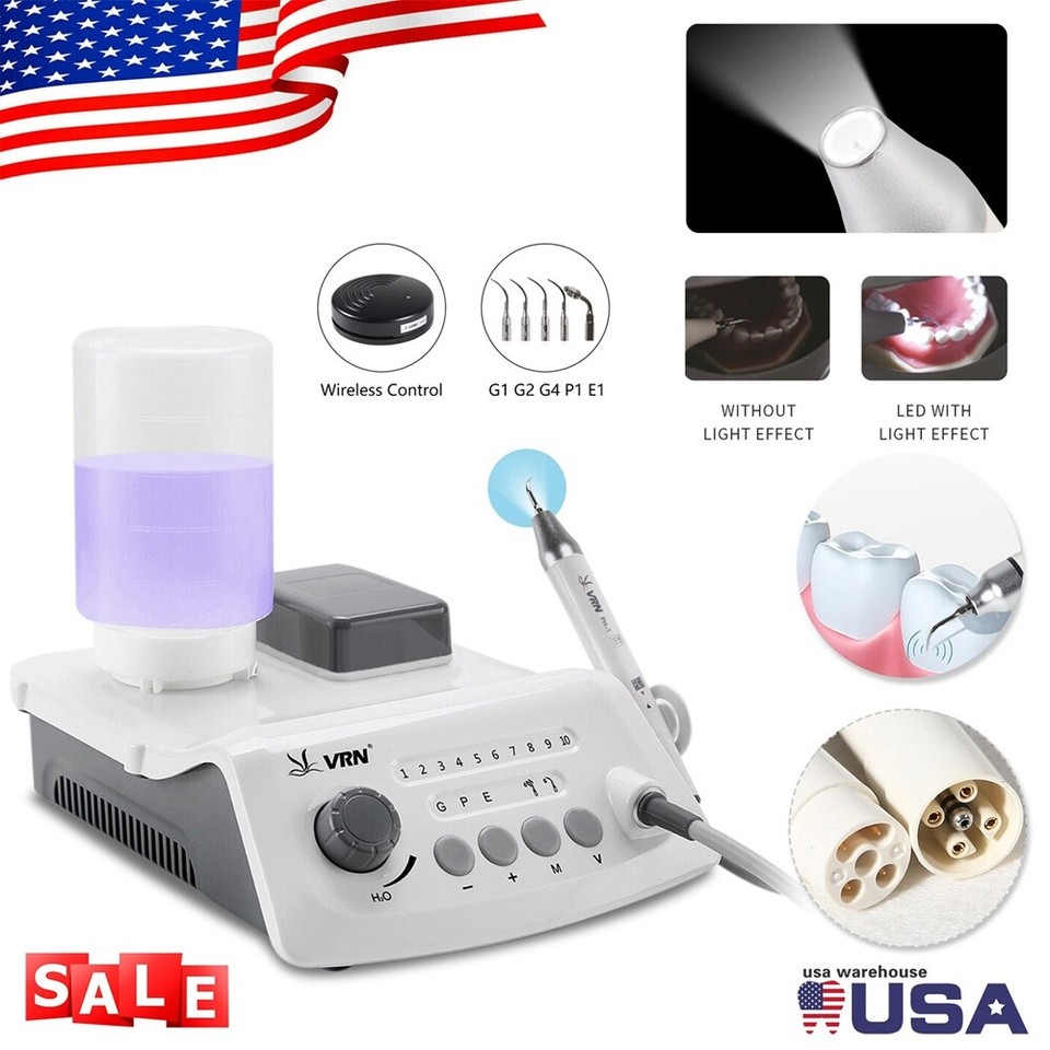 LED Dental Ultrasonic Scaler unit Auto Water Supply Fit EMS Cavitron ...