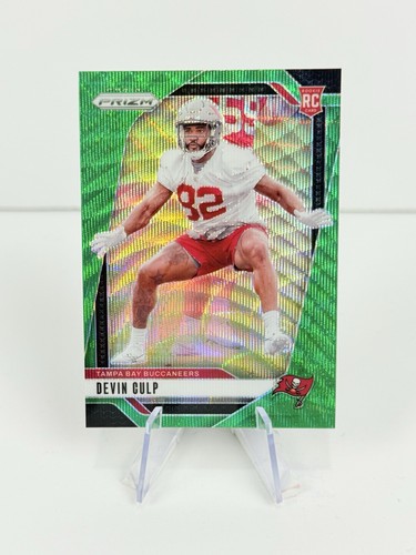 2024 Prizm Football Devin Culp Rookie Green Wave RC #326 Tampa Bay ...
