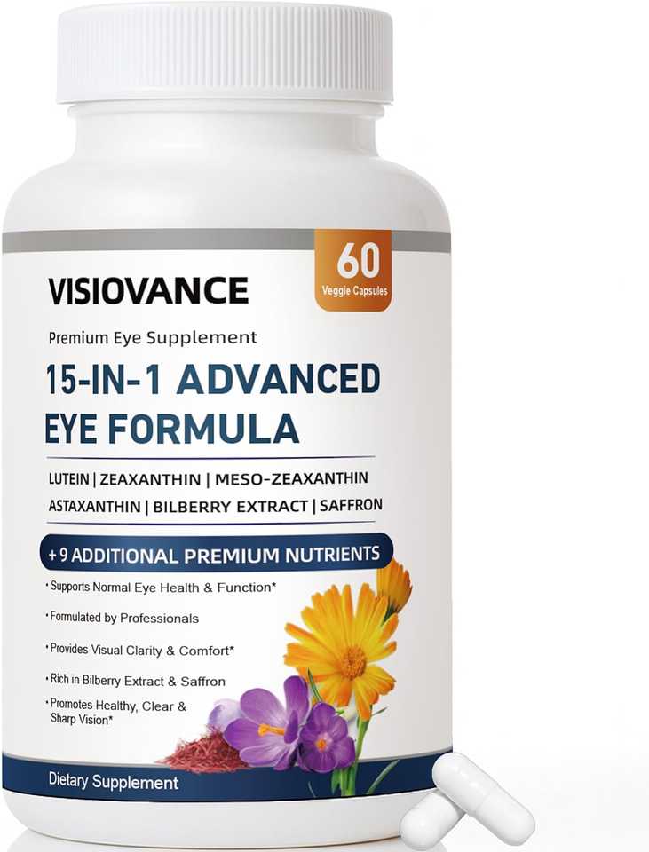 15 in 1 Advanced Eye Formula, Neurobella Eye Vitamin and Mineral ...