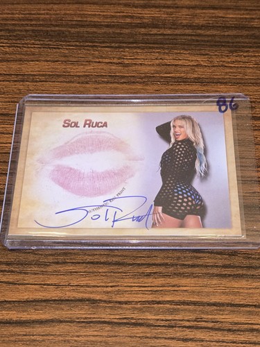 Sol Ruca Signed Kiss Card Wrestler WWE NXT Collectors Expo #86 | eBay