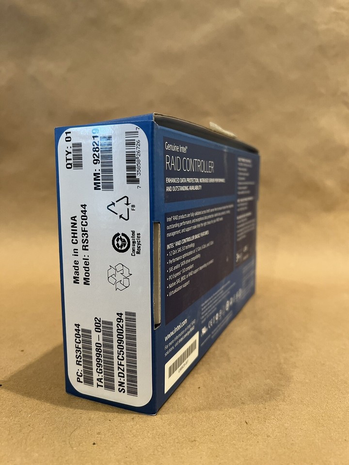 Intel RS3FC044 RAID Controller 735858287364| eBay