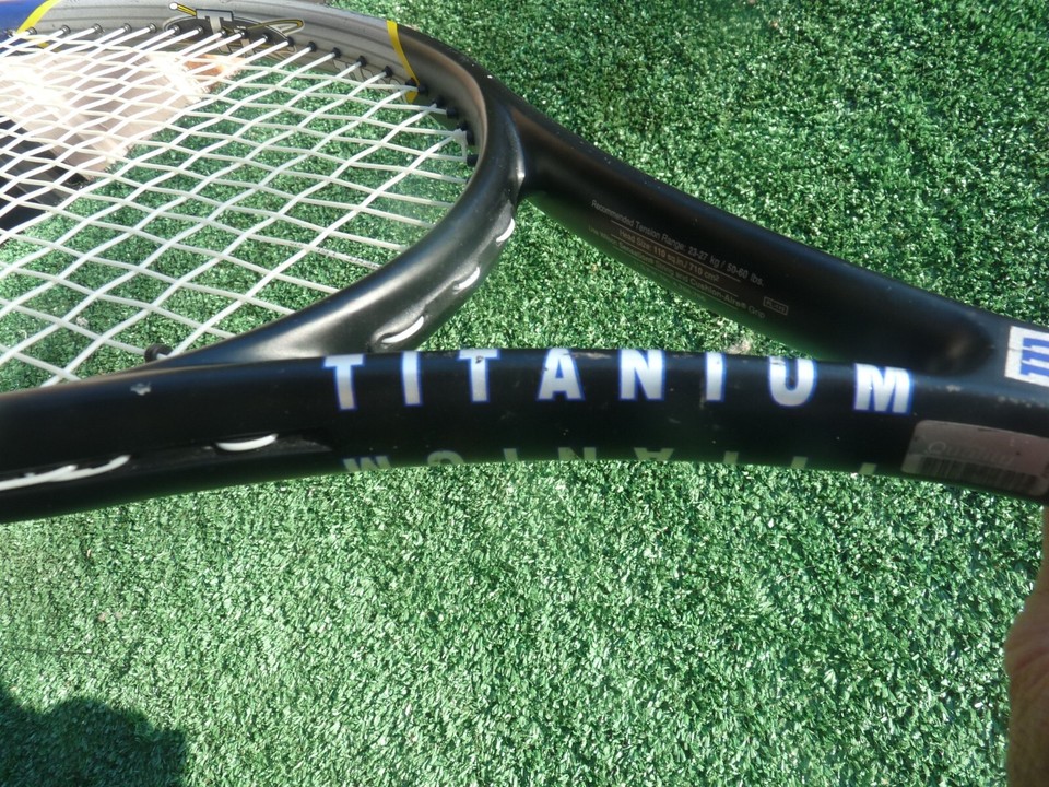 Wilson Pro Staff Titanium 6.6 Tennis Racquet #2 - 4 1/4 /w Overwrap 110 ...