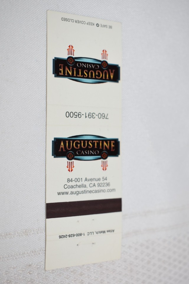 Augustine Casino Coachella California 20 Strike Matchbook Cover | eBay