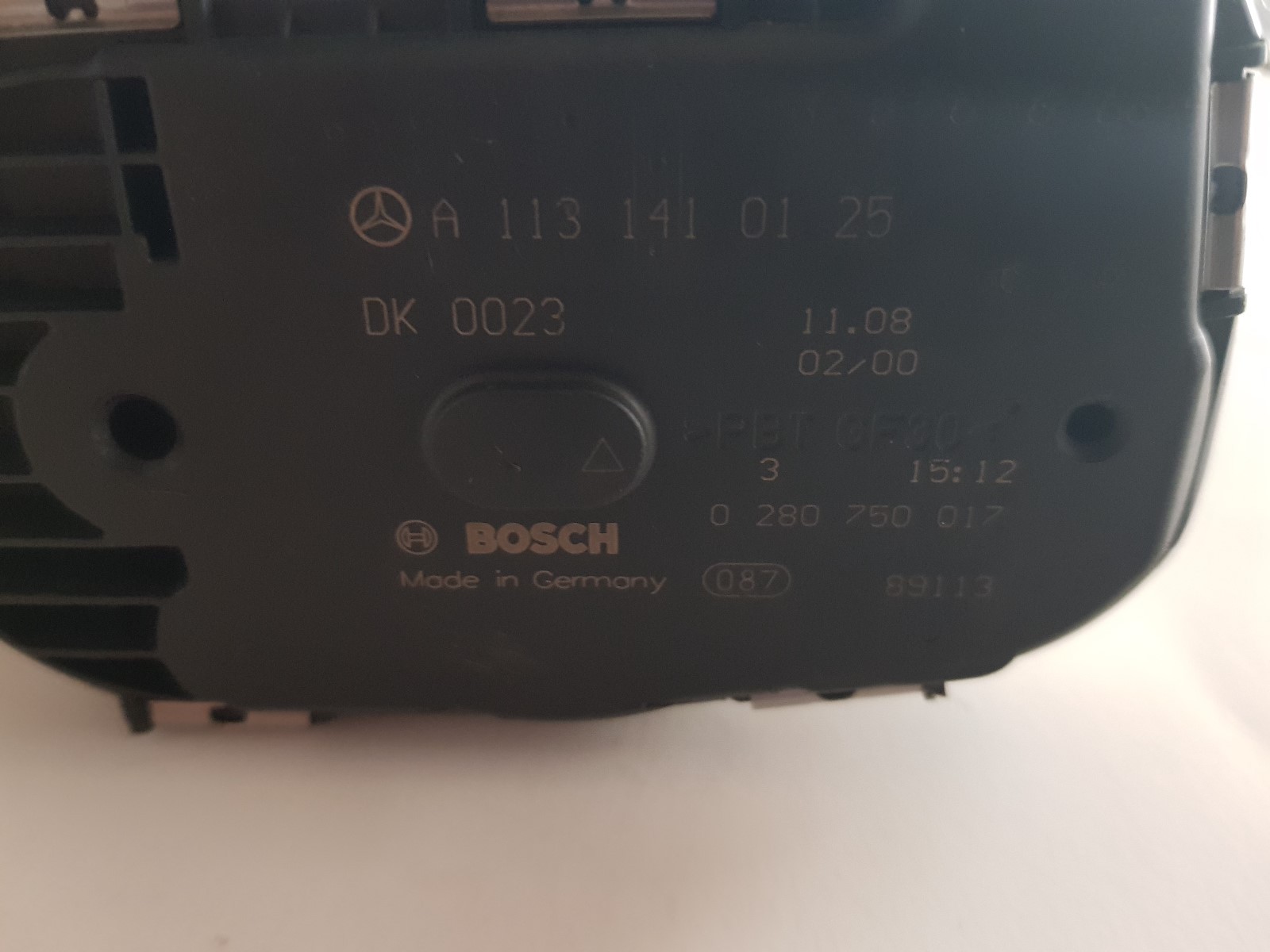 MERCEDES M272 M112 M113 M902 M906 THROTTLE VALVE BODY A1131410125 ...