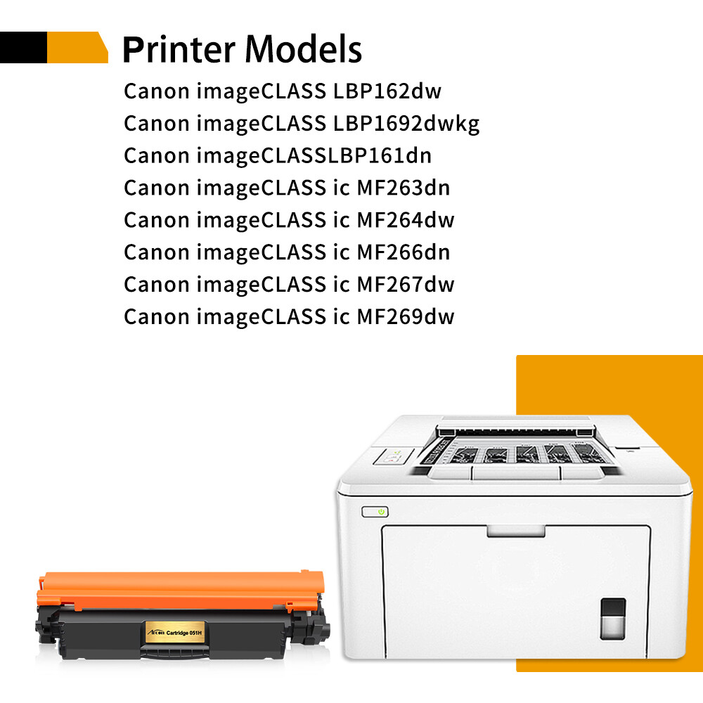 051 051H Toner For Canon ImageCLASS LBP162dw MF267dw MF264dw MF269dw MF263dn Lot | eBay