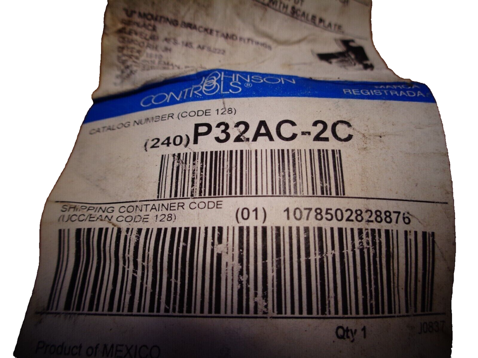 JOHNSON CONTROLS P32AC-2C | eBay