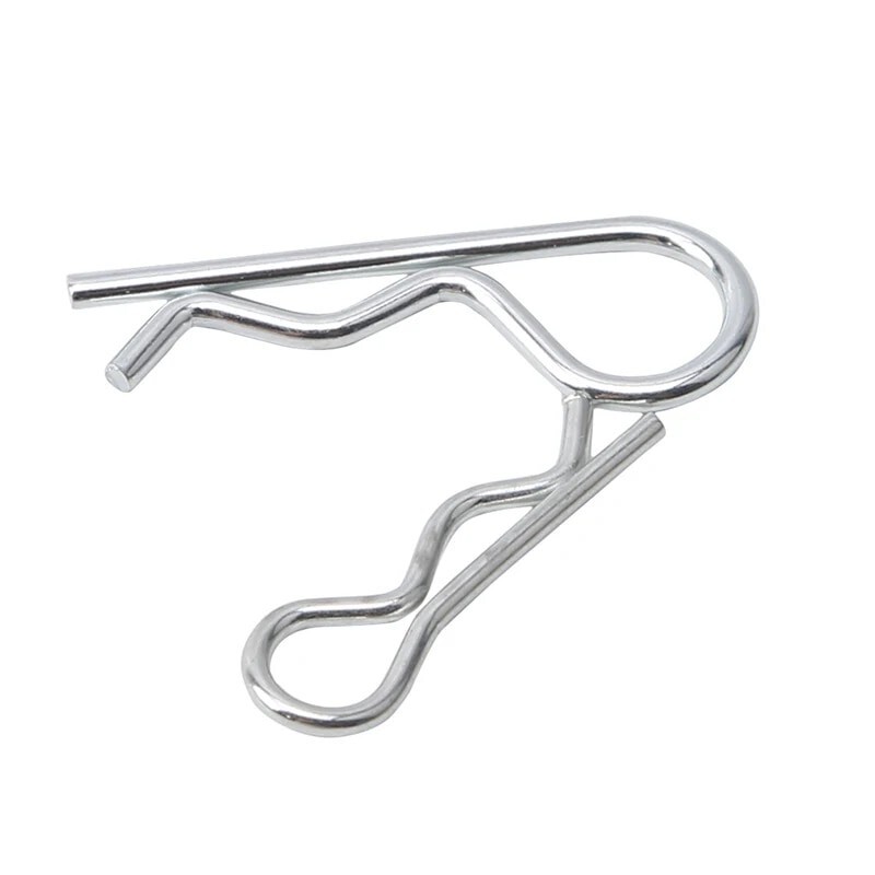 100pcs R Clip Ring Snap Clevis Retaining Circlip Spring Hair Cotter Pin ...