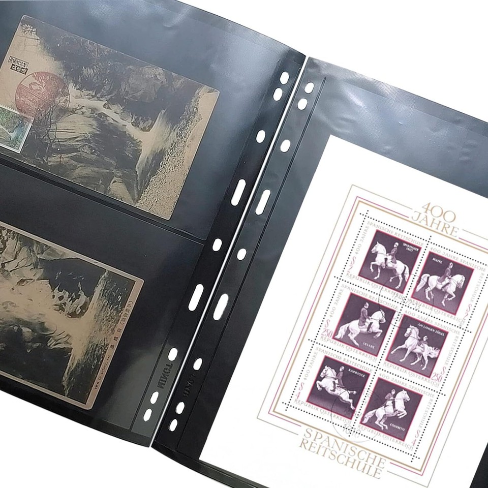 Stamp Pages for Stamp Album Binder, Stamp Collecting Supplies Book 10 ...