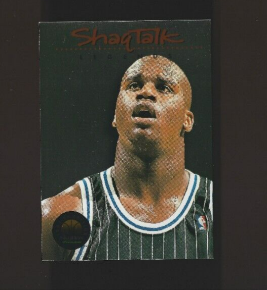1993-94 Shaquille O'Neal Skybox Premium Shaq Talk Legends #10 ROY MVP ...