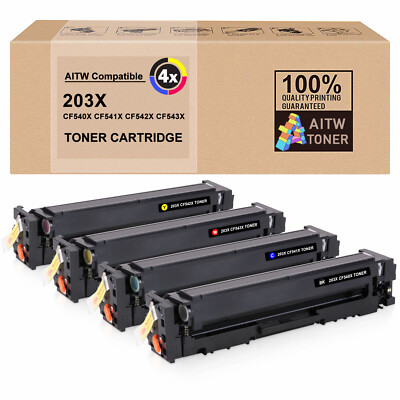 4XL Toner Kompatibel Für HP 203X Color Laserjet Pro MFP M281fdw M281fdn ...