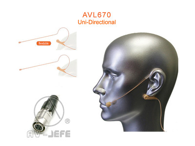 2PCS Tan Color Headset Mic Earhook Microphone for Audio Technica ...