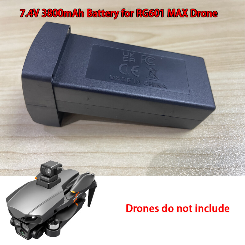 Original 7.4V 3800mAh Replacement Battery for RG601 MAX Drone ...