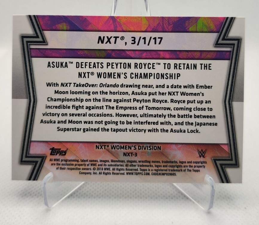 2018 Topps WWE Women's Division Asuka #NXT-3 | eBay