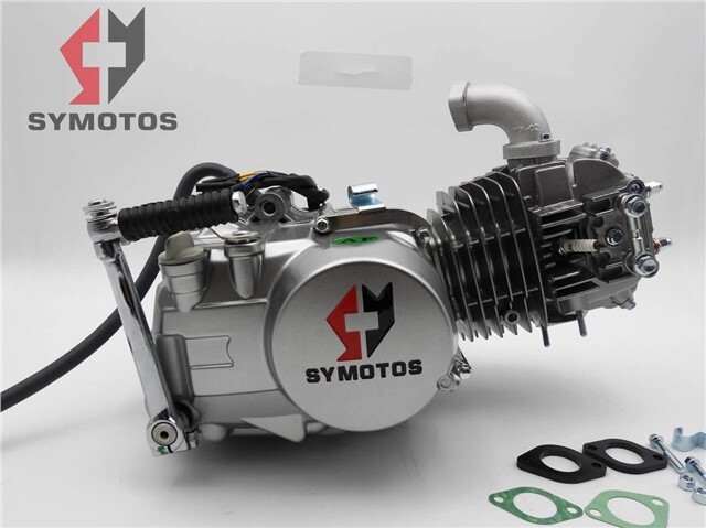Symotos Silver Pit Bike Engine Gen 3 YX140cc With Z40 Cam & 12v Outer ...