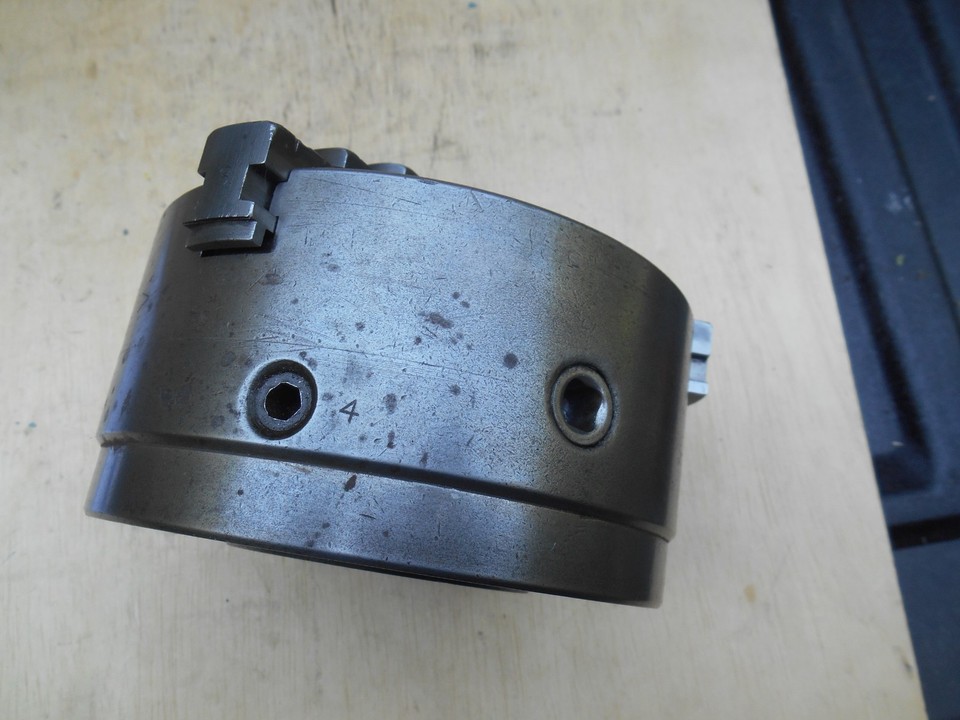 Buck chuck lathe chuck No. 3634 6", 3 jaw, self centering jaws 1 1/2 ...