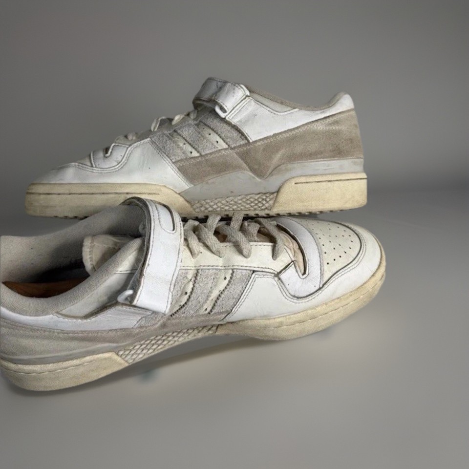 New Adidas Originals Forum 84 Low Men’s Off White Sneakers IE9936 | eBay