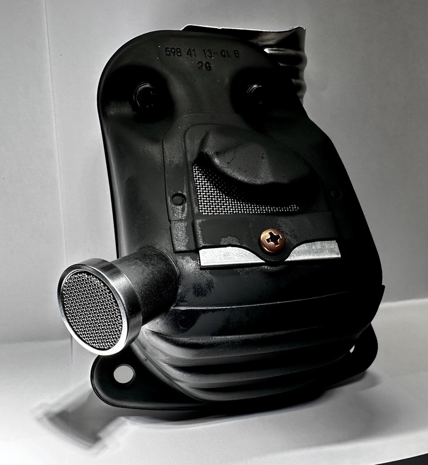 OEM HUSQVARNA 572XP PORTED EXHAUST DUAL PORT MUFFLER MOD SPARK ARRESTOR ...