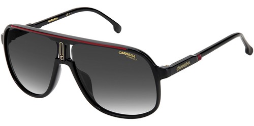 Carrera Men's Black/Red Pilot Sunglasses w/ Gradient Lens - CA1047S ...