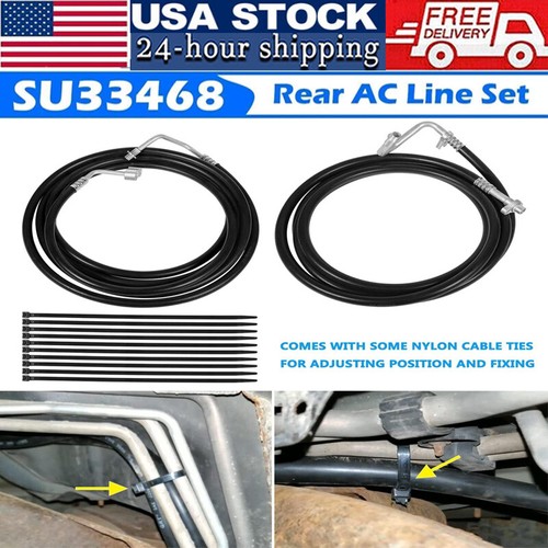 For 2007-2014 Chevy Suburban Yukon XL Rear/Aux AC Line Set Hose Kit ...
