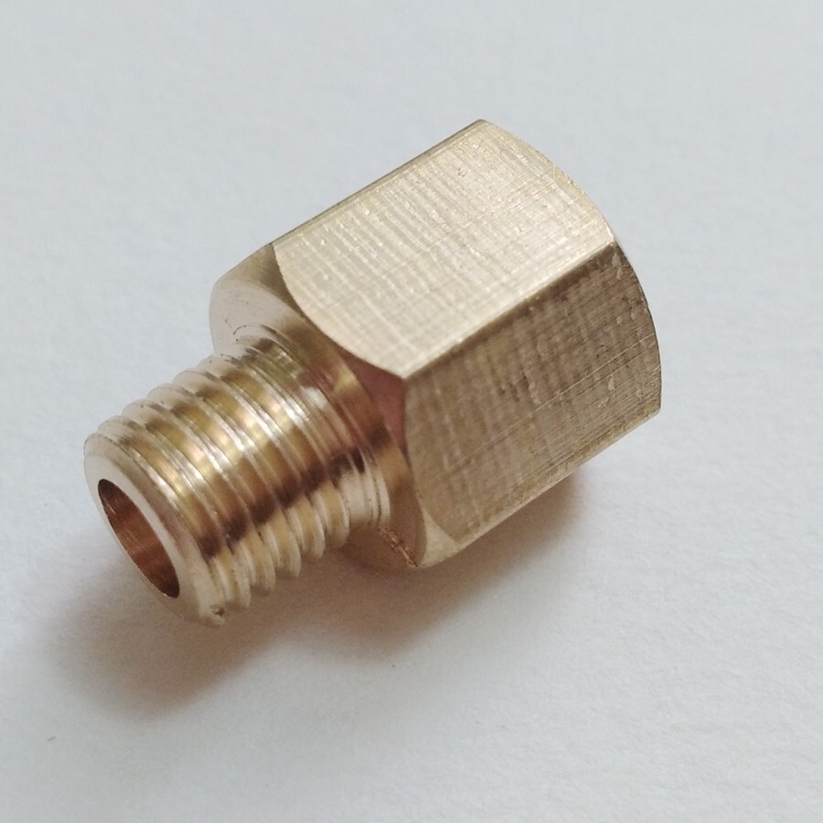 Fitting Reducer Metric M10 M10X1 Female to M8 M8X1 Male Gauge Meter ...