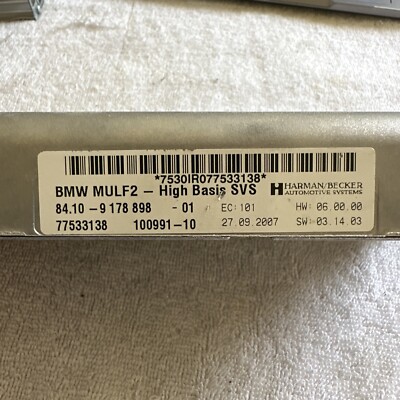 BMW BLUETOOTH MODULE MULF2 HIGH BASIS | eBay