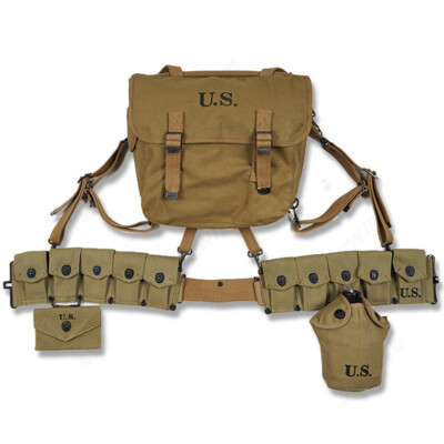 WW2 US Army M1936 Haversack M36 Musette Field Military Hunting Climbing ...