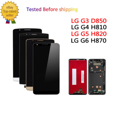 LCD Touch Screen Display Digitizer For LG G3 G4 G5 G6 Q6 M700 OEM ...