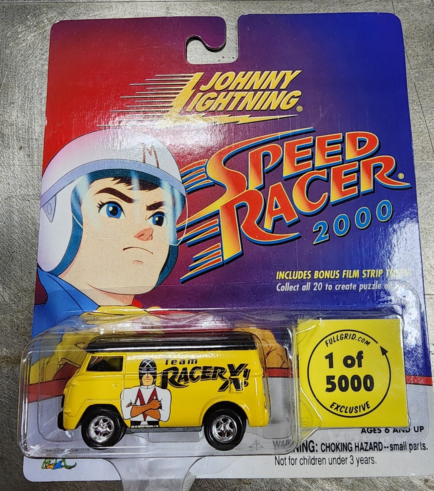 Johnny Lightning Speed Racer 2000 Series Racer X Race Team VW Panel Van ...