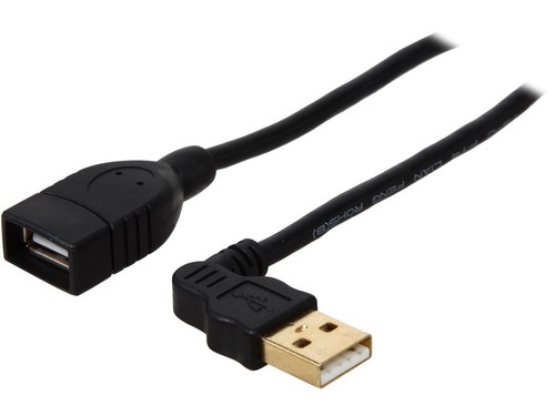 Tripp Lite U005-10I Black USB Right Angle Extension Cable 37332117861 | eBay
