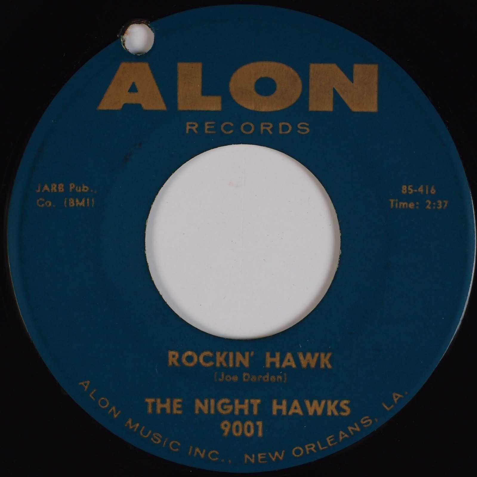 THE NIGHT HAWKS: Rockin’ Hawk ALON New Orleans ’62 Rocker 45 VG+ HEAR ...