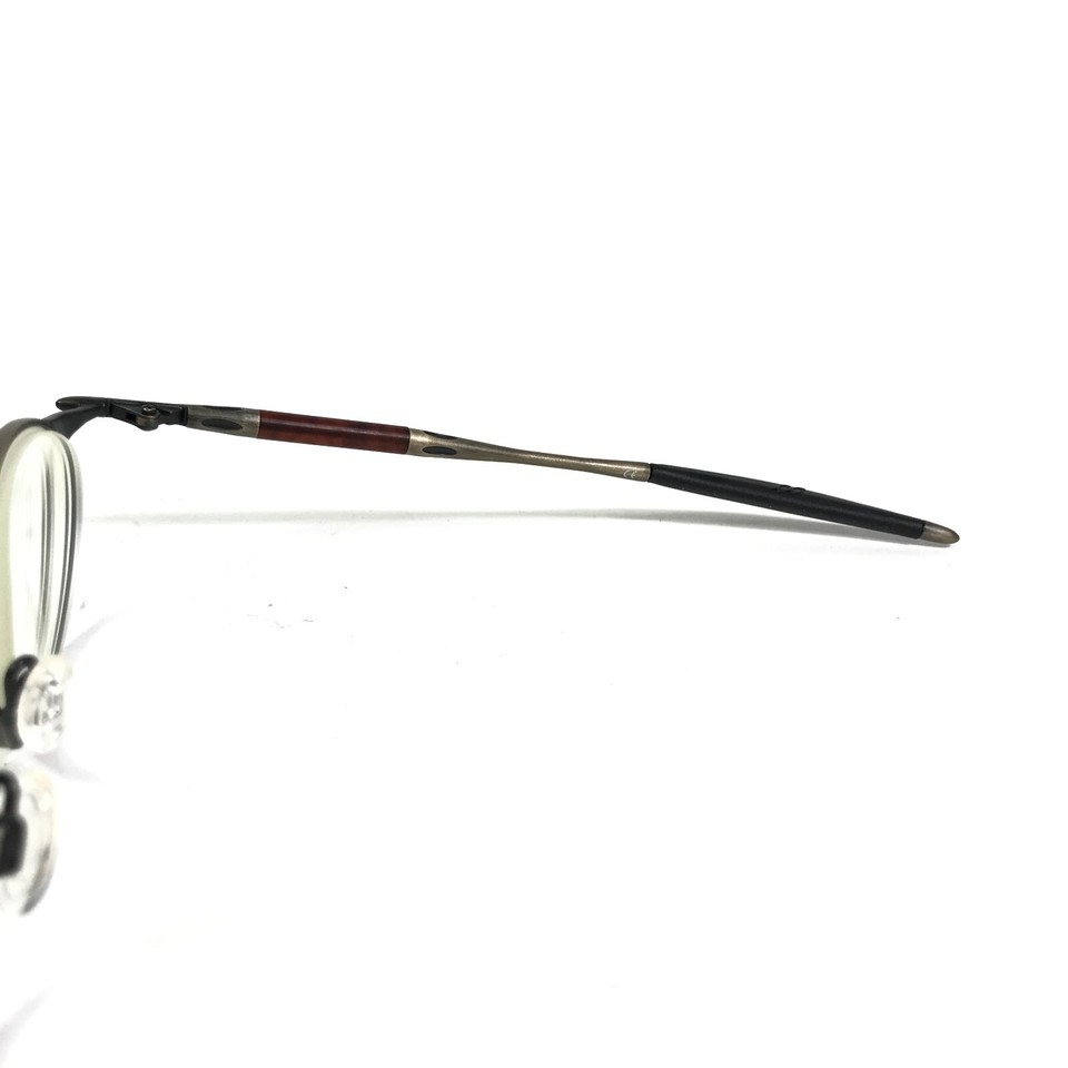 Vintage Oakley Michael Jordan OO Eyeglasses Frames Black Gold Rustic 47 ...