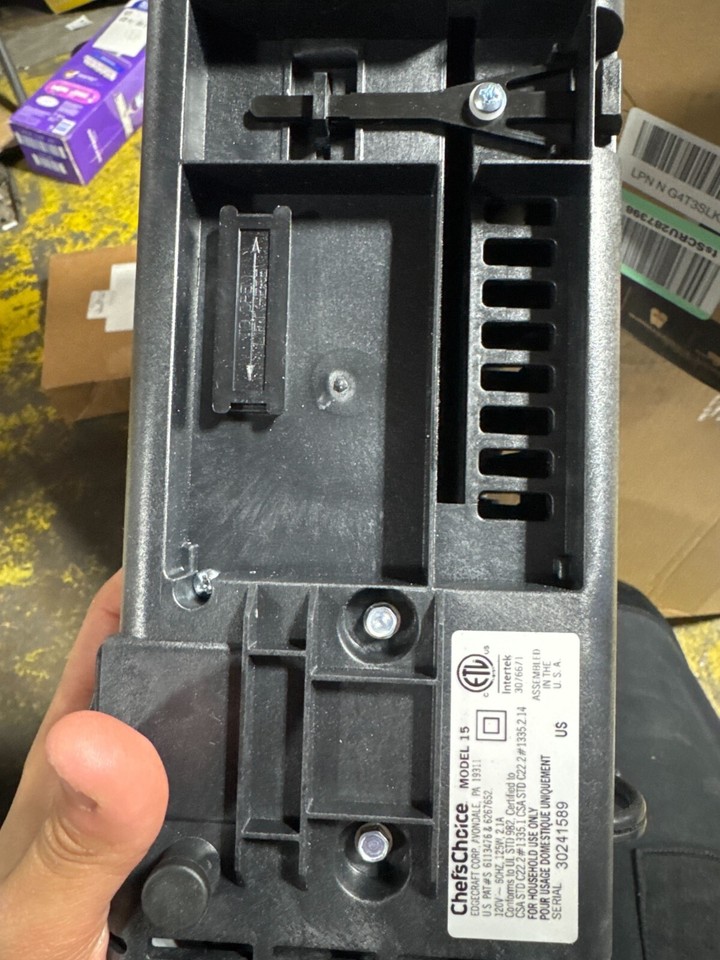 SLIGTLY USED - CHEF'S CHOICE 15 TRIZOR XV ELECTRIC KNIFE SHARPENER | eBay