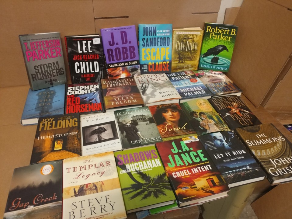 Lot of 10 Pounds Hardcover INSTANT COLLECTION GENERAL FICTION Book MIX ...