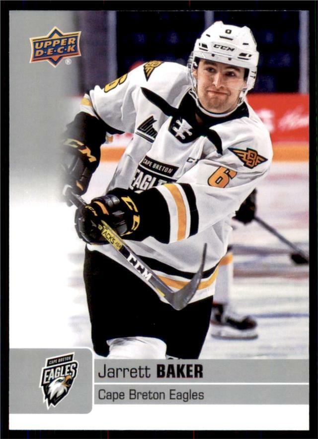 2019-20 UD CHL Base Set #203 Jarrett Baker - Cape Breton Screaming ...