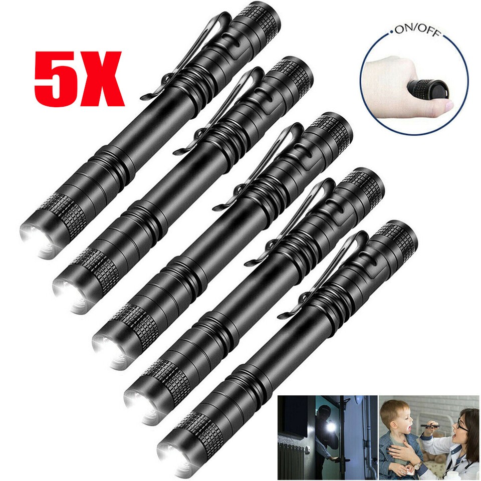 12000000LM Tactical Flashlight Small LED Torch Light Mini Super Bright ...