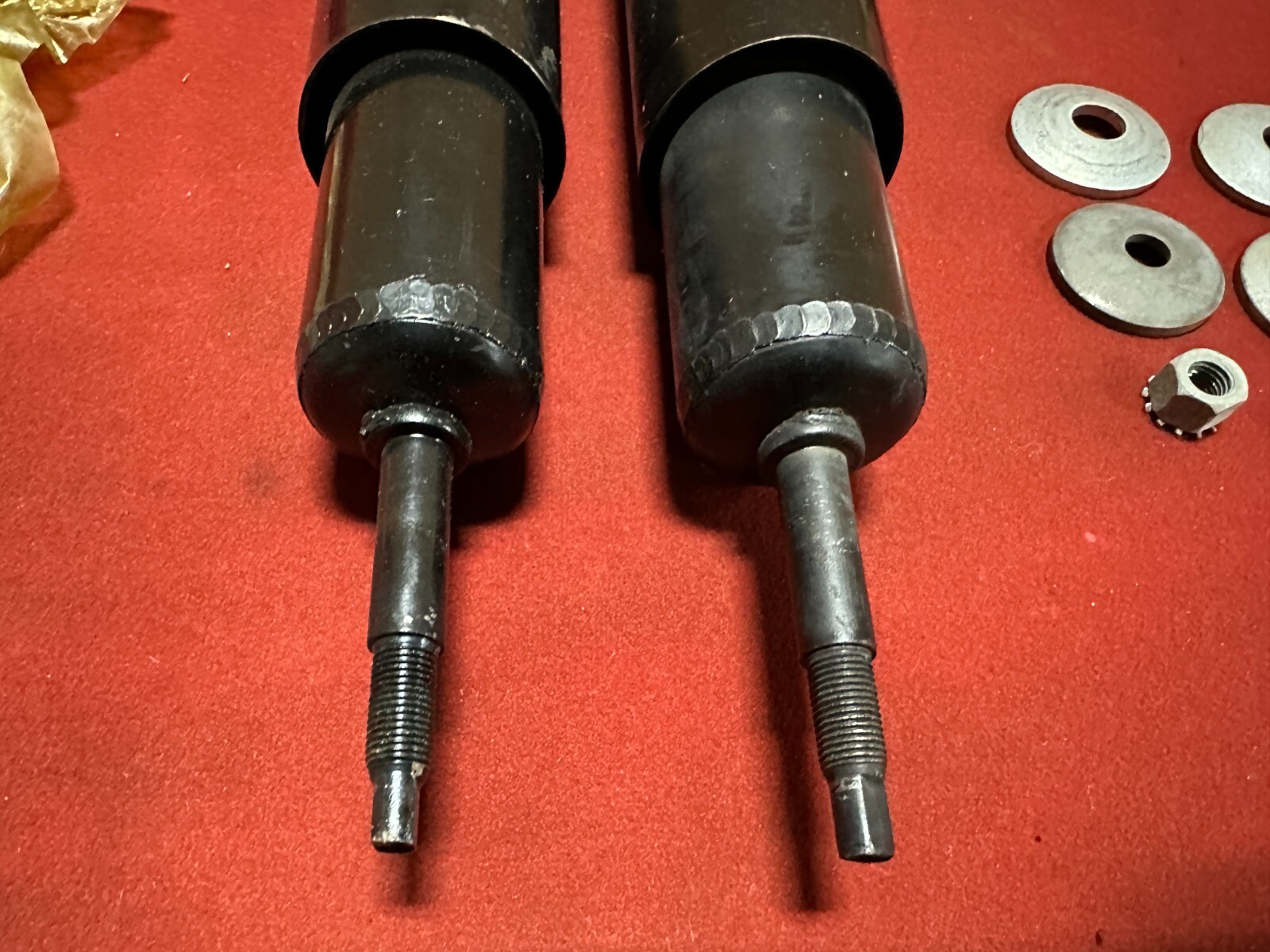NOS 1964.5 1965 1966 FORD MUSTANG REAR SHOCKS C4ZF-18080-C C5ZZ-18125-B ...