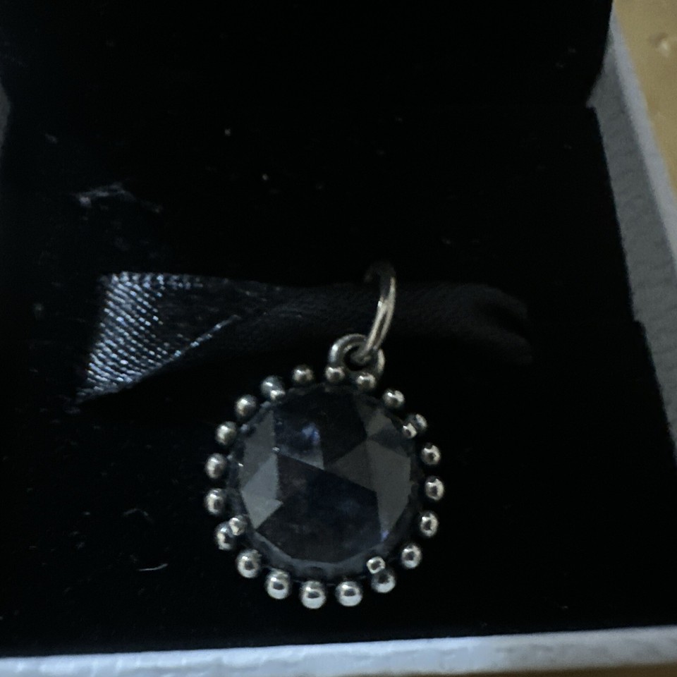 Authentic Pandora Midnight Star Blue Crystal Charm Pendant 390361 ...