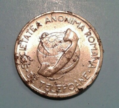 Romania telephone token 1940-50 (8) | eBay