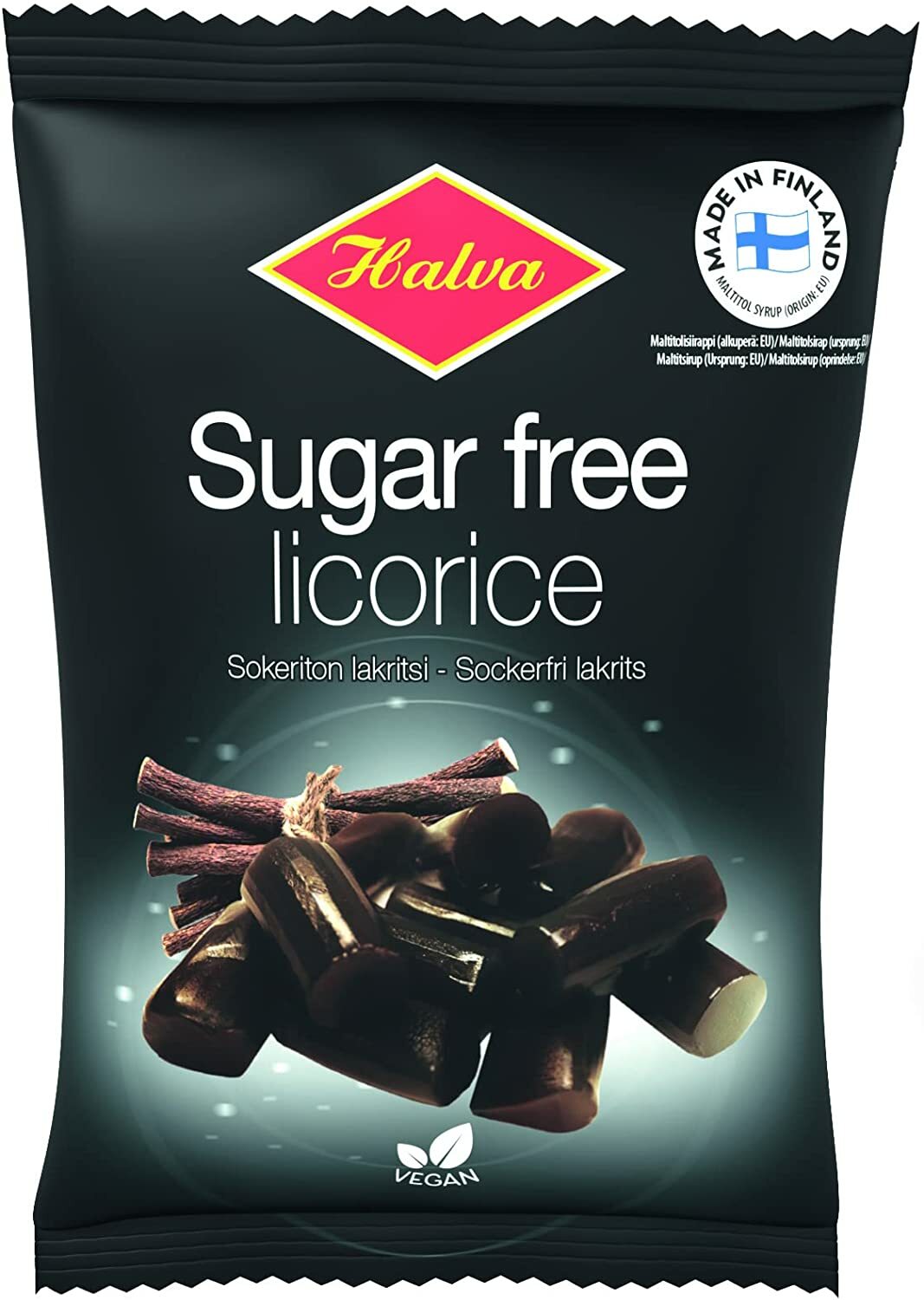Halva Sugar free Licorice 90g x 3 pack | eBay