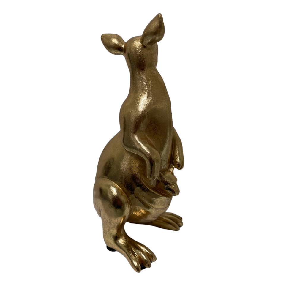 Pure Homewares Matilda Gold Kangaroo 21cm Ornament Decoration | eBay