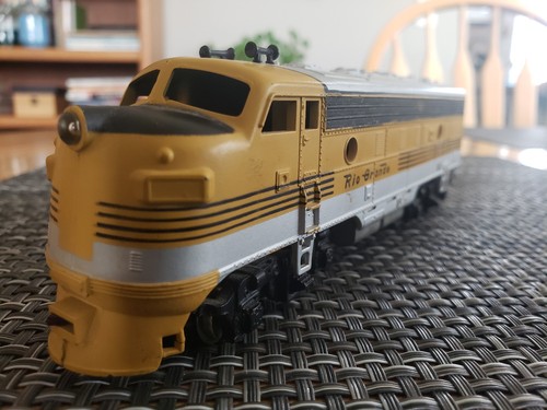 Vintage HO scale TYCO Rio Grande #551 F unit Diesel Locomotive | eBay