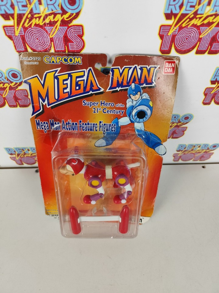 Mega Man Megaman Action Figure Blister Feature Bandai Capcom Rush Item ...