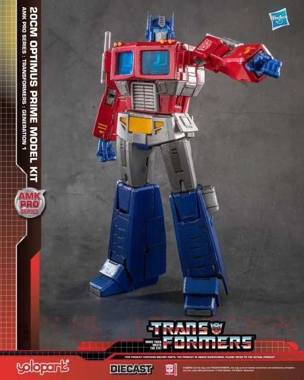 Transformers G1 Commander Convoy Optimus Prime Yolopark Amk Pro Series ...