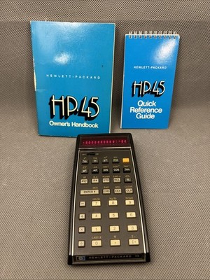 HP-45 Calculator with Manuals | eBay