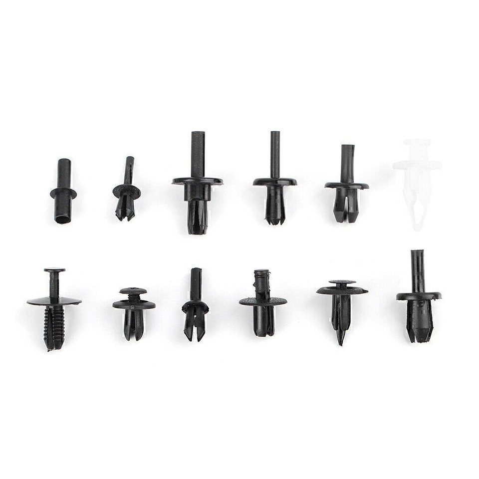 350x Car Body Plastic Push Pin Rivet Fasteners Trim Panel Moulding Clip ...